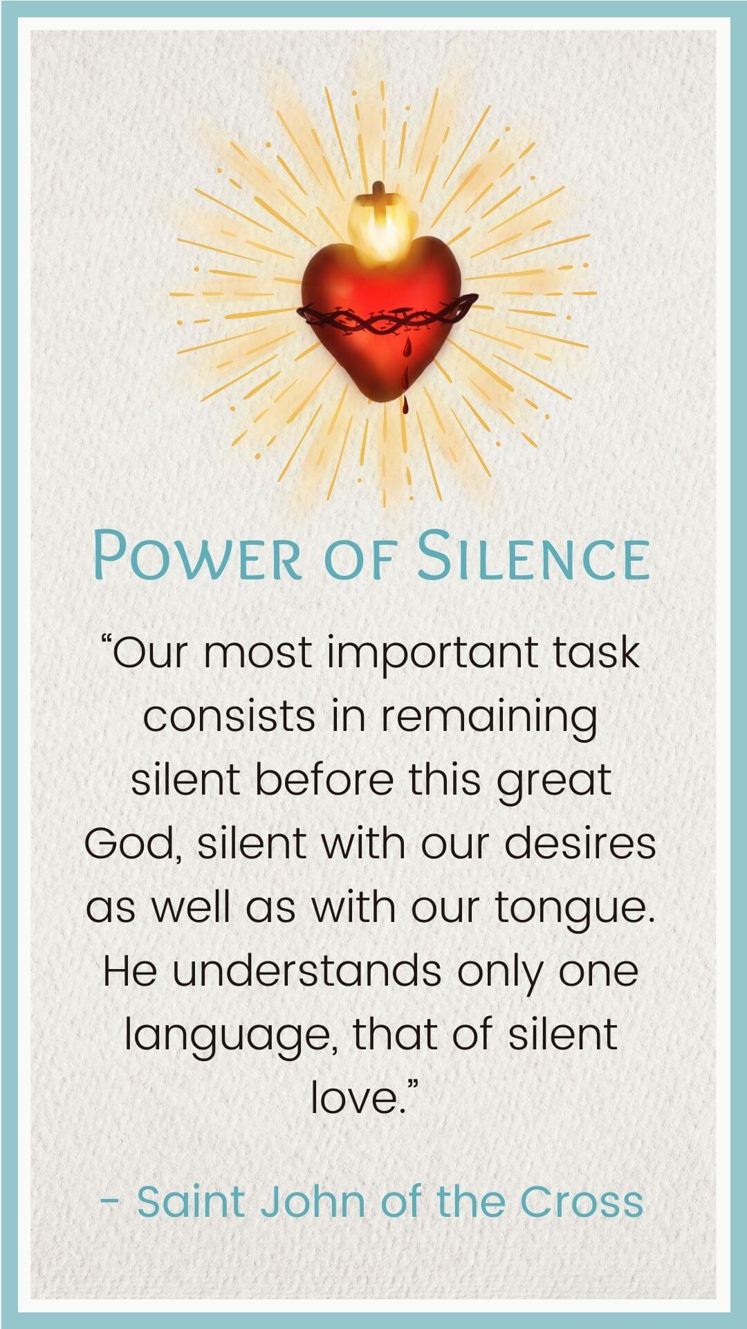 Discover Jesus in the Prayer of Silence – I Am Jesus